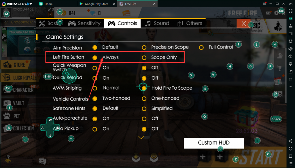 How to get rid of mouse issues in Free Fire