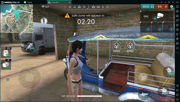 Smart keymapping for Free Fire Battlegrounds on PC!
