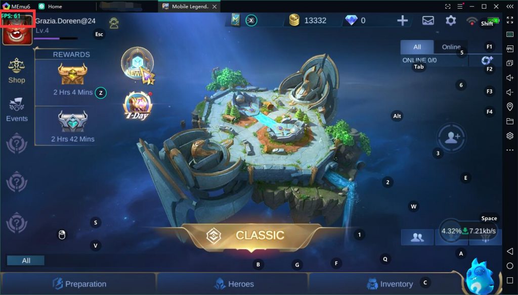 How to play Mobile Legends: Bang Bang at 60FPS on MEmu #MLBB HFR