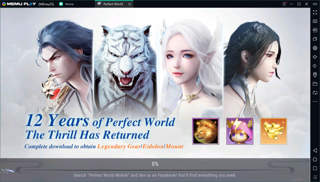 Download and play Perfect World Mobile on PC with MEmu