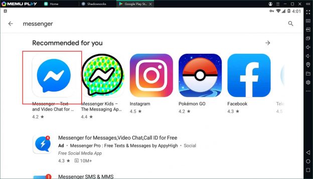Download Messenger on PC