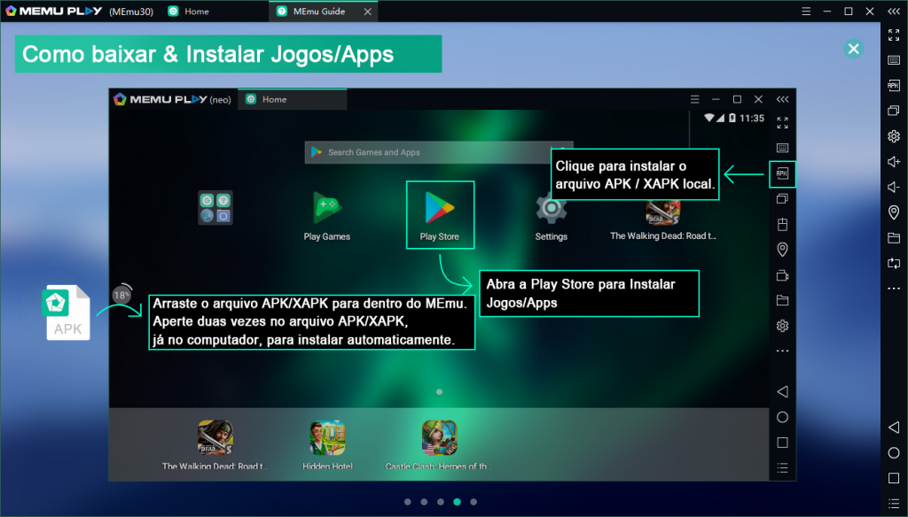 Introduzindo o MEmu Play