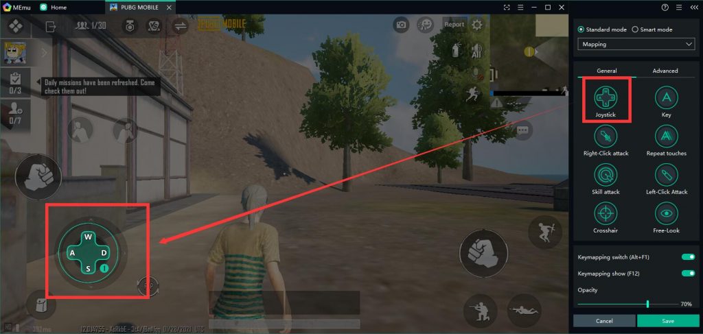 Key-Mapping teaching