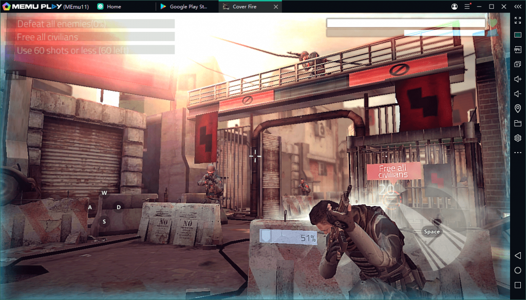 Play Cover Fire: Offline Shooting Games on PC with MEmu