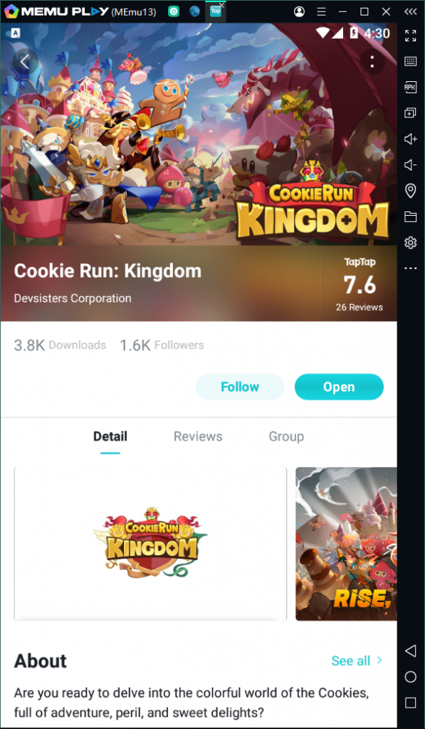Play Cookie Run: Kingdom - epic food fighting game on PC with MEmu