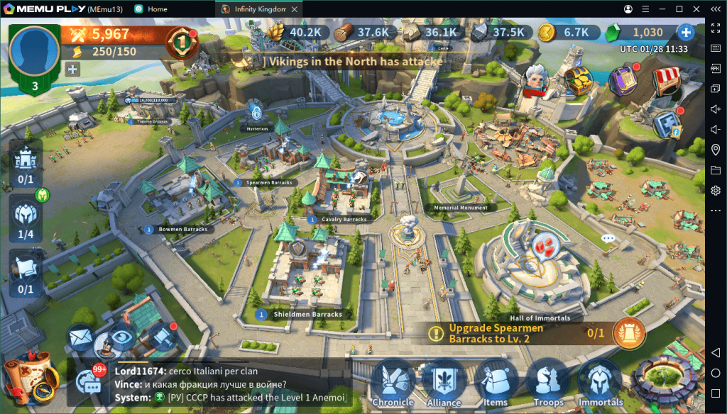 Infinity Kingdom on PC: Guide, Tips with MEmu