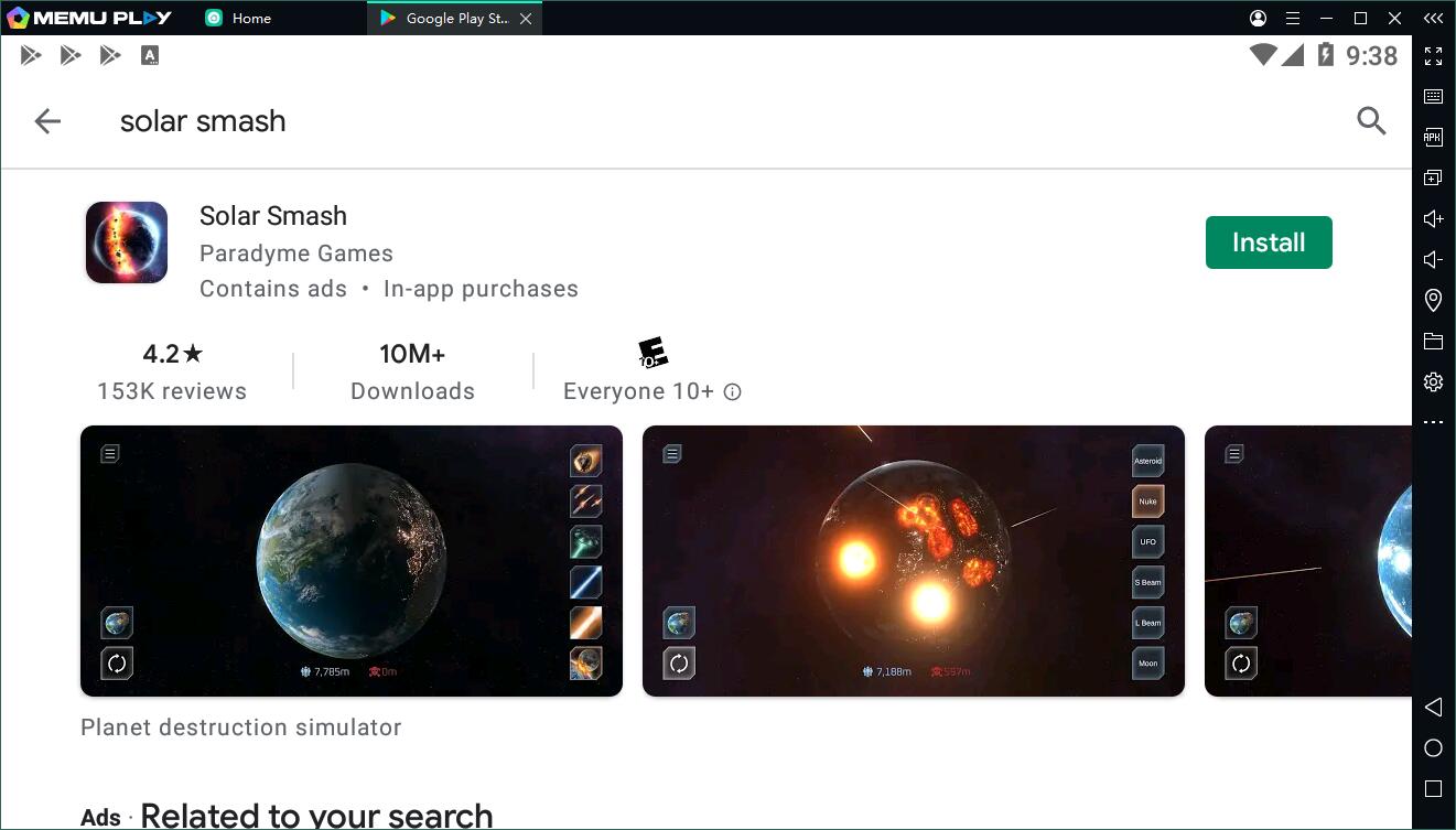Destroy the Planet - Play Solar Smash on PC
