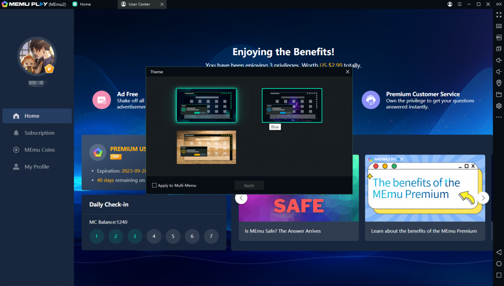 Learn about the benefits of the MEmu Premium in two minutes