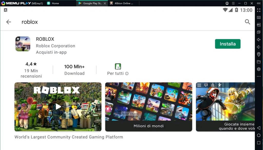 Scarica e gioca al Roblox su PC