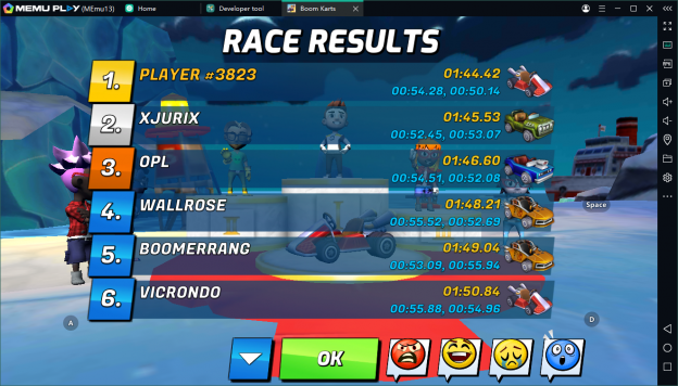 Boom Karts, a multiplayer karting game on PC