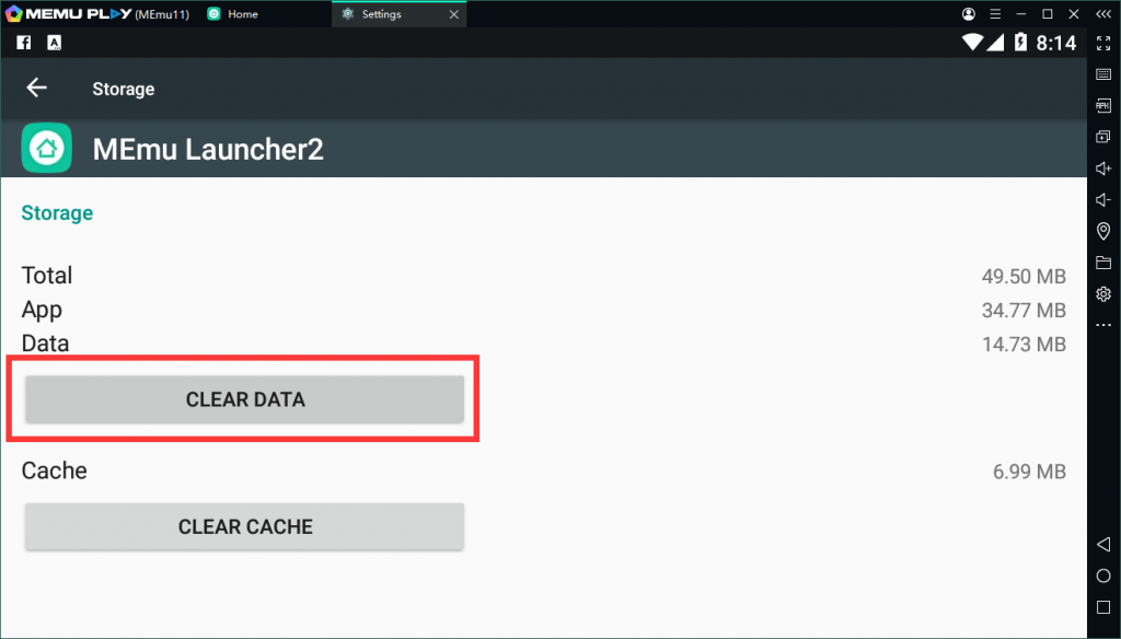 How to fix MEmu launcher2 crash issue.