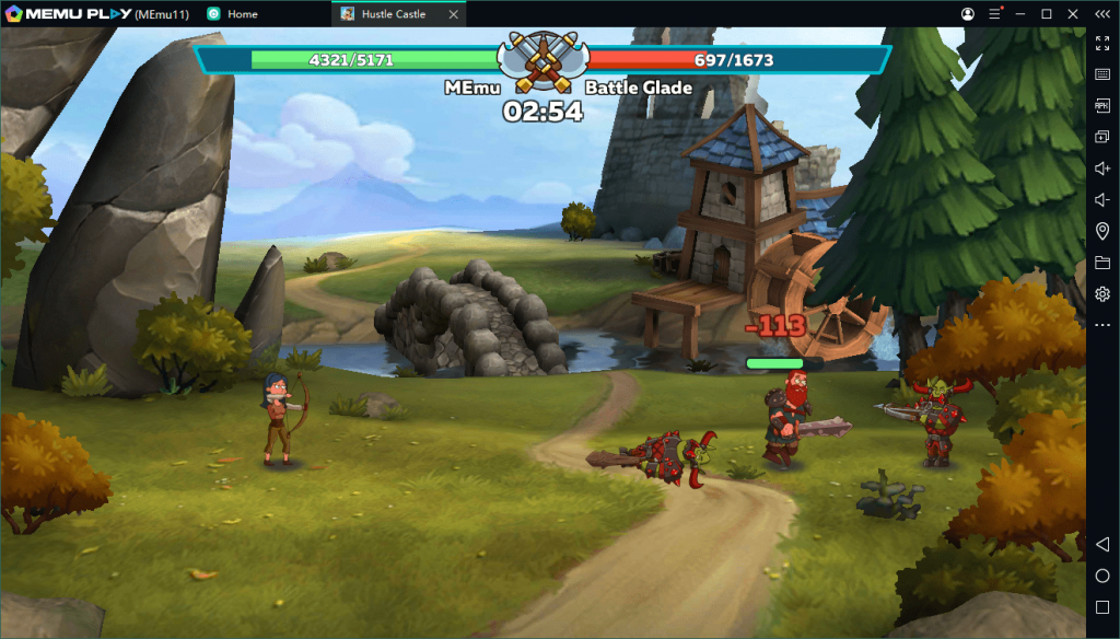 Play Hustle Castle: Rise of knights on PC with MEmu