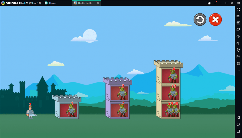 Play Hustle Castle: Rise of knights on PC with MEmu
