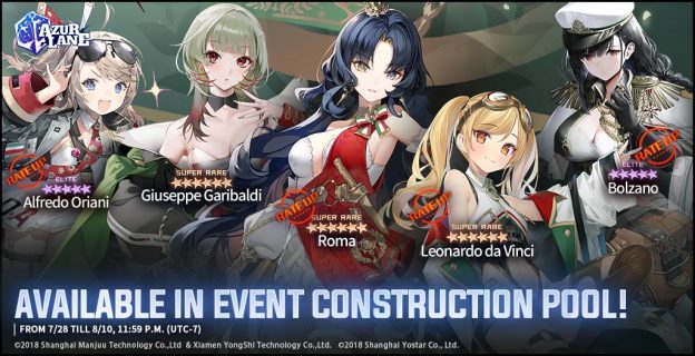 Azur Lane para PC: Evento Aquilifer's Ballade traz novos navios do Sardegna Empire, roupas e ...