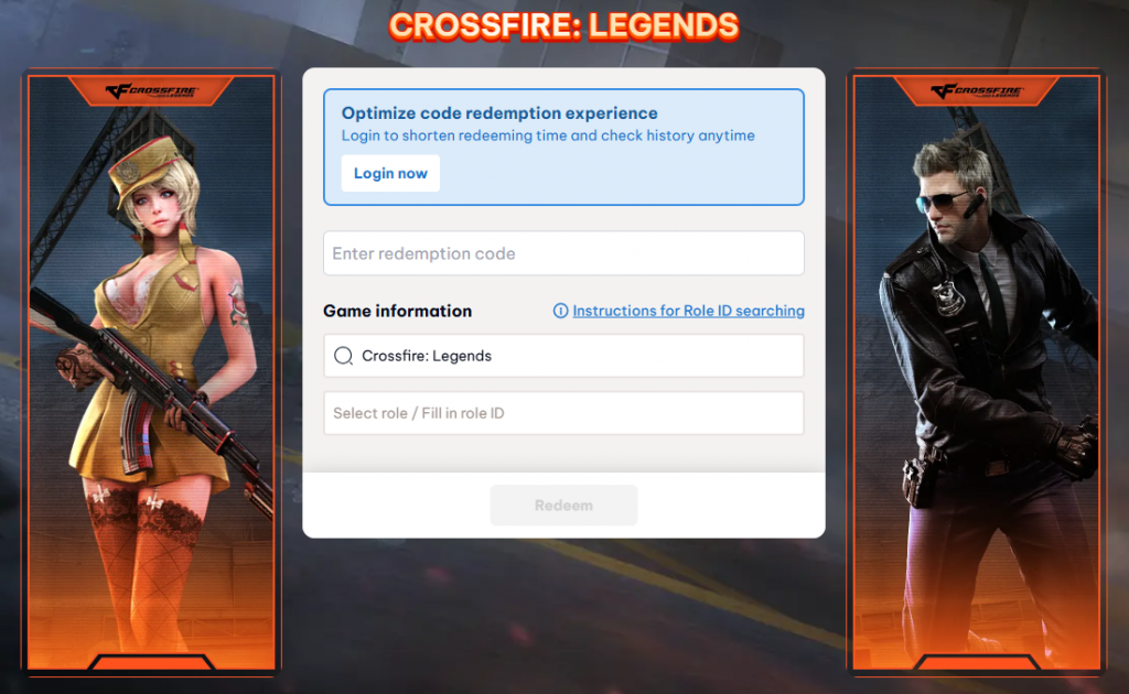 Crossfire: Legends codes February 2026
